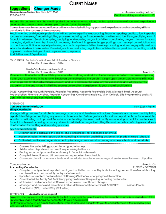 Resume Review - Khalil Resume