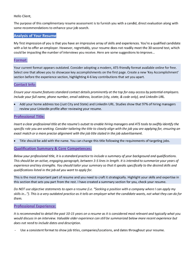 Resume Review - Khalil Resume